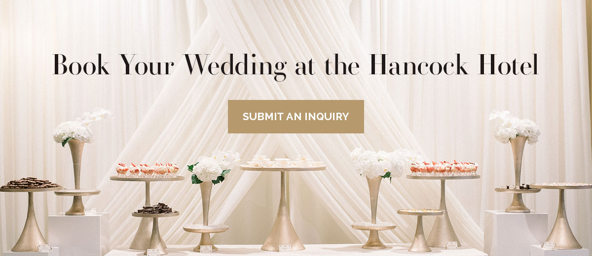 How To Choose a Wedding Theme | Hancock Hotel